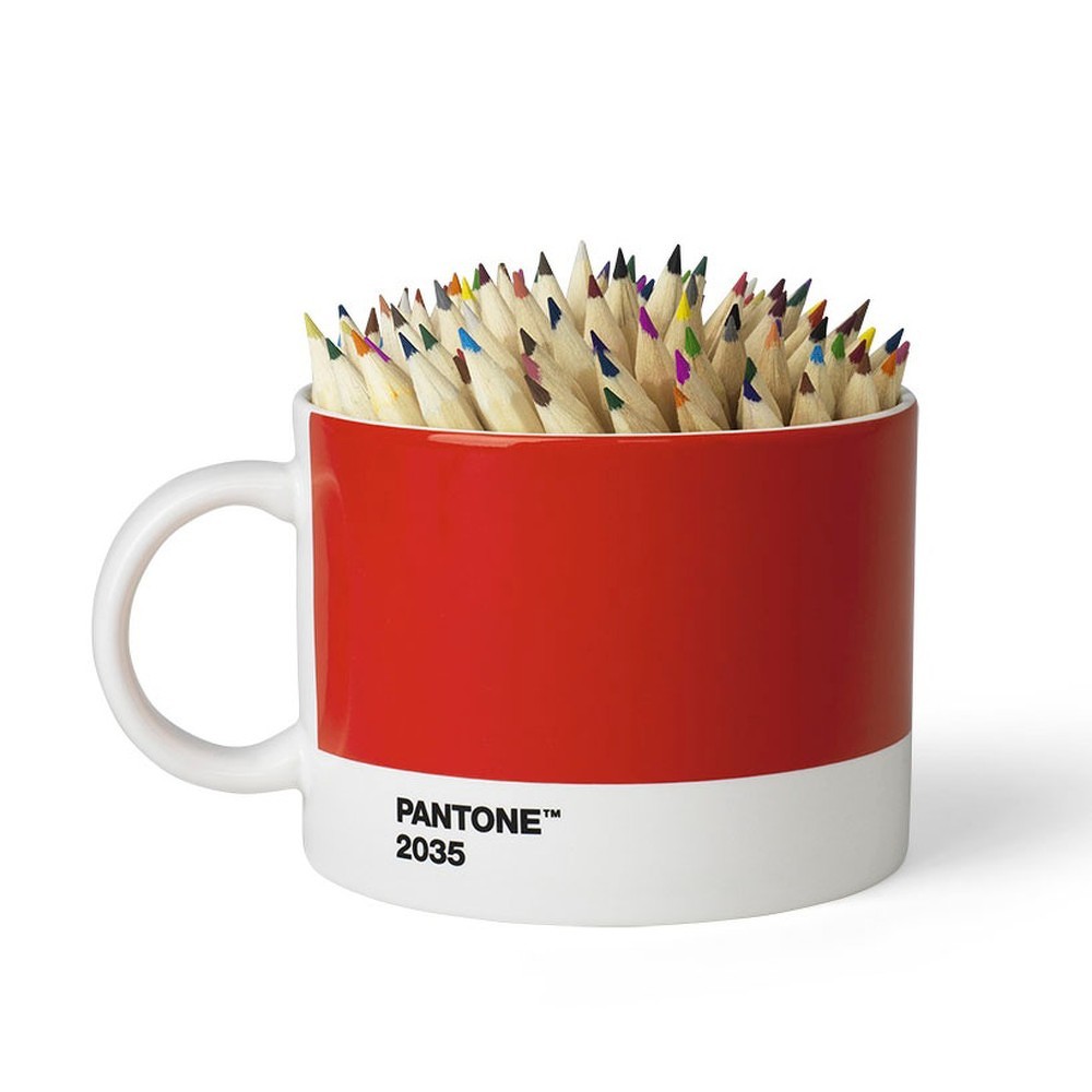 Červený hrnek na čaj Pantone 2053, 475 ml | VeseleBydleni.cz Červený hrnek na čaj Pantone 2053, 475 ml | VeseleBydleni.cz